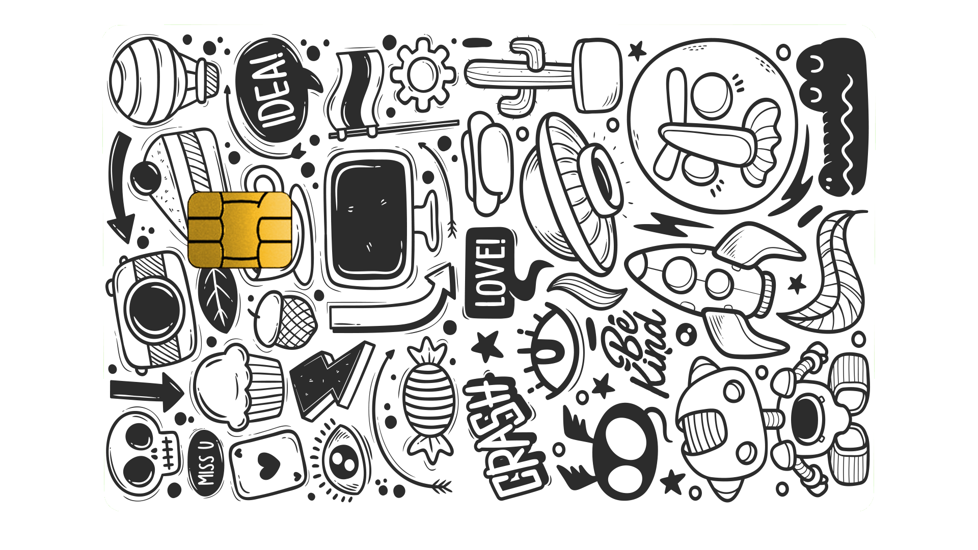 Pinpas Sticker "Doodles" | DODO Covers